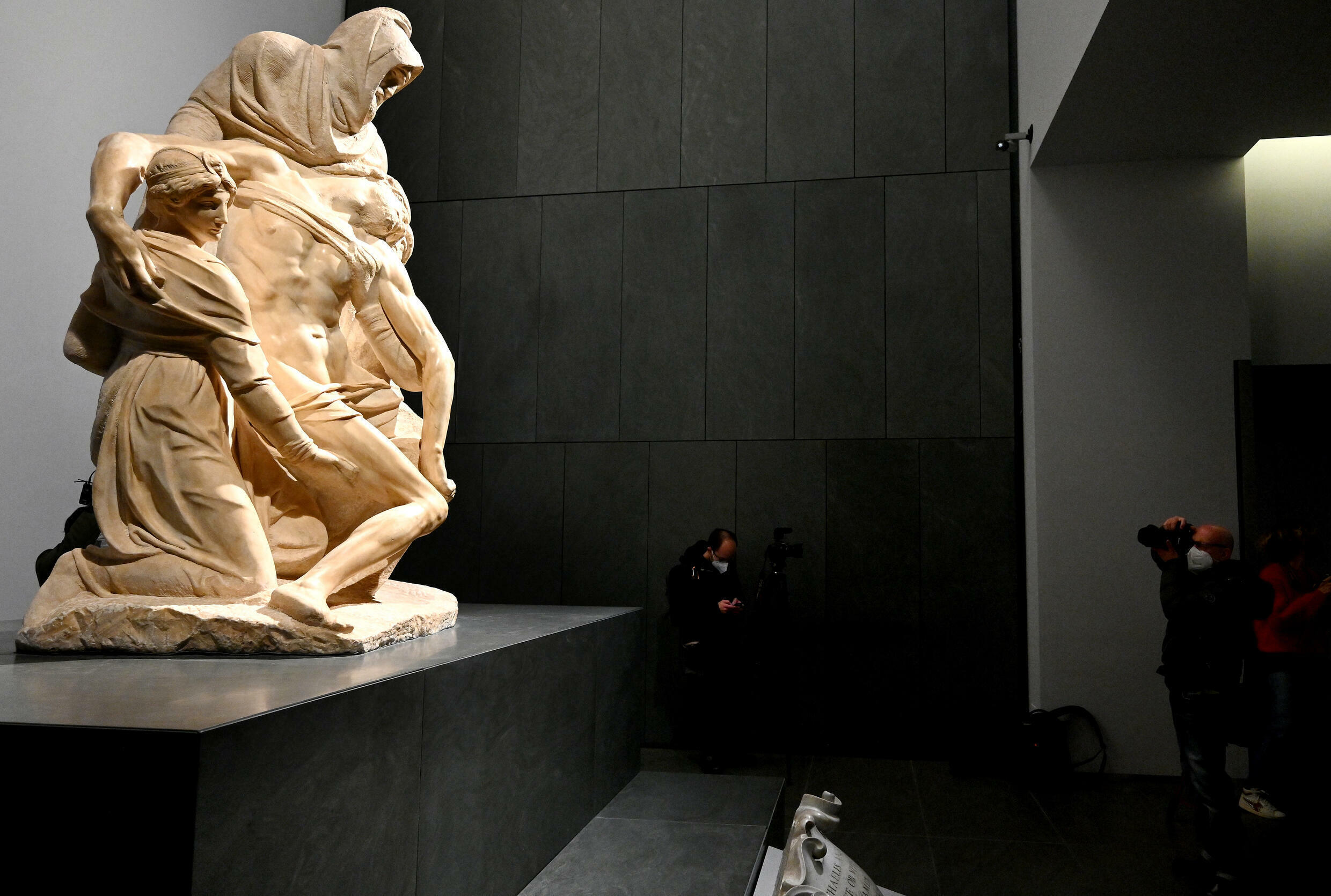 Michelangelo's three 'pietas' united in historic first