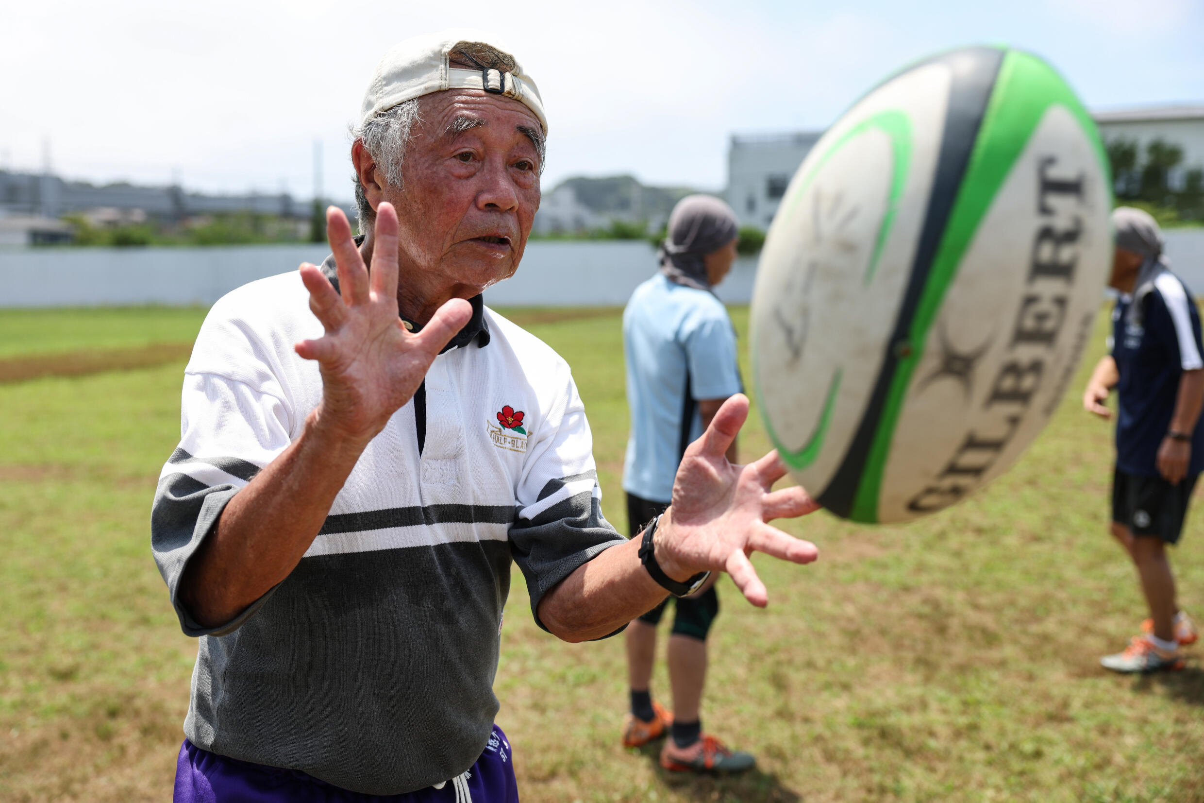 Japanese veterans staying fit through rugby
