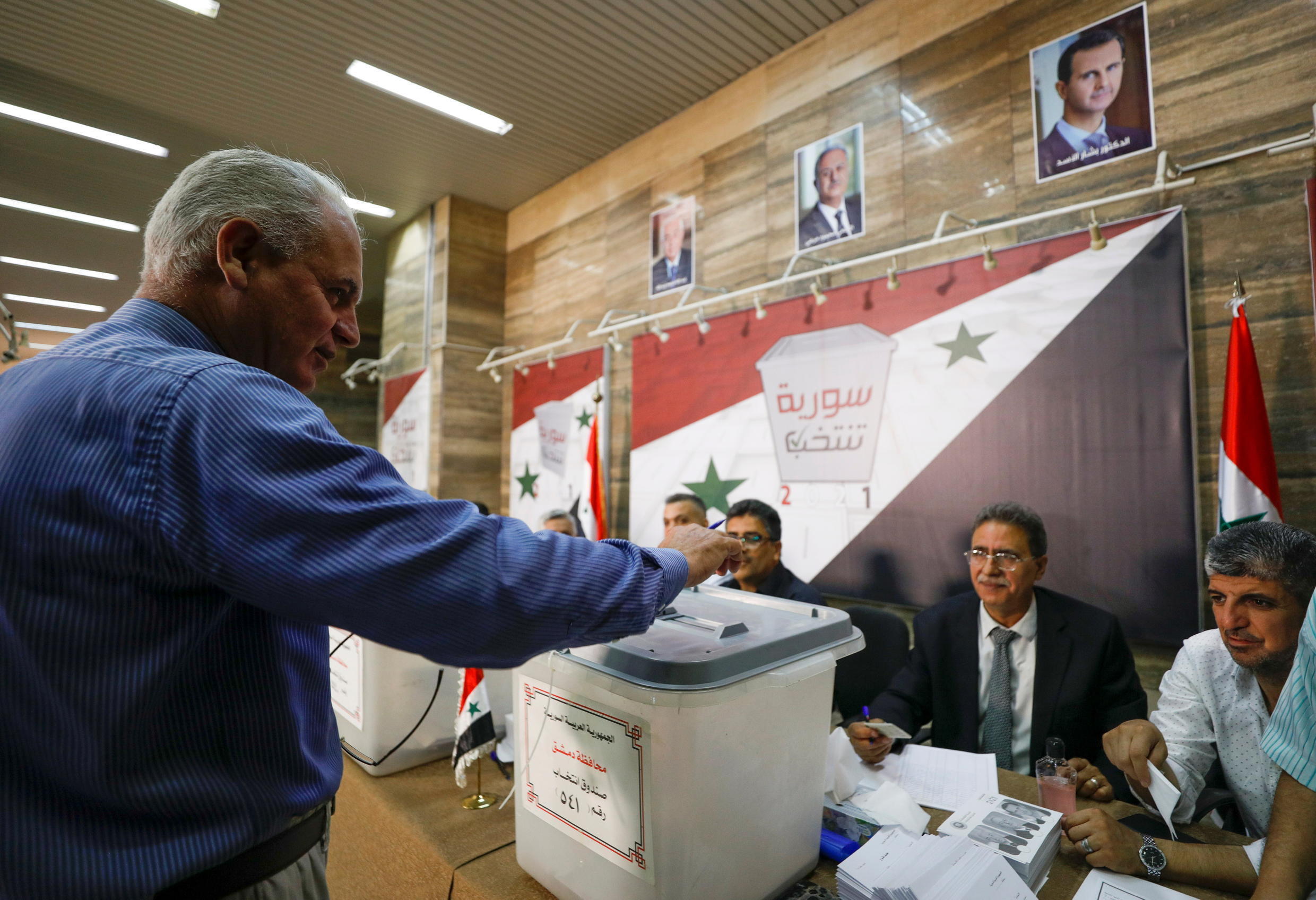 Syrians vote in election that Europeans, US, say is ’neither free nor fair’