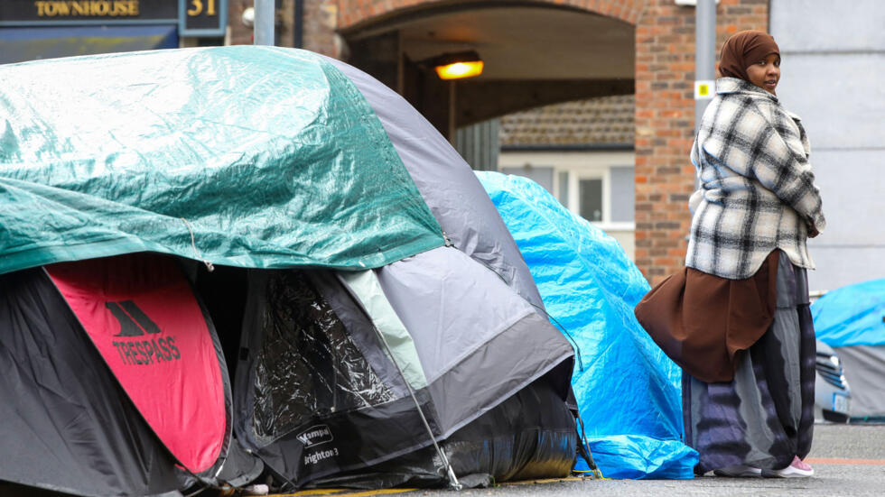 Irlande: 200 demandeurs d'asile expulsés du centre-ville de Dublin
