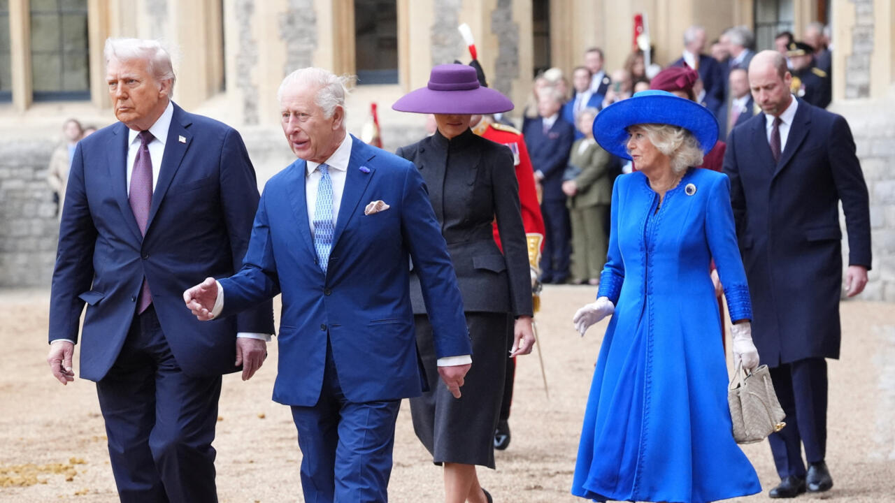 Trump ya samu tarba ta musamman daga Sarkin Ingila a ziyarar da ya kai ...