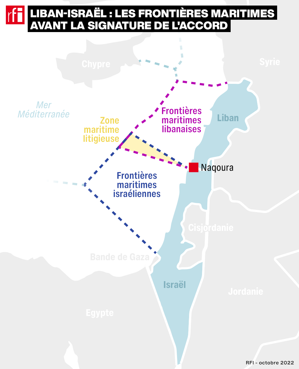 Méditerranée: Israël et le Liban signent un accord sur leur frontière ...