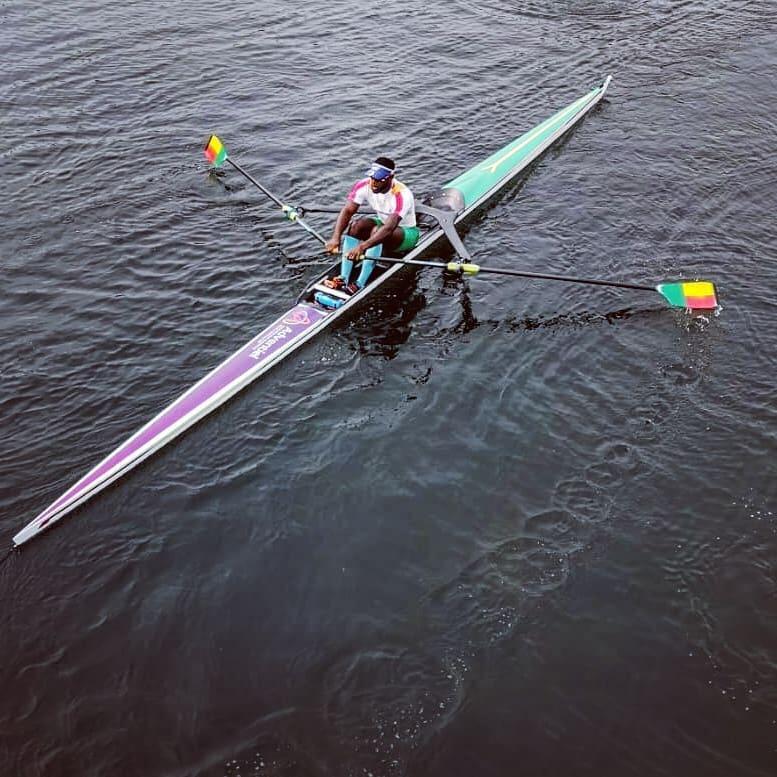 From zero fans to hometown hero, Benin's Olympics rower Privel Hinkati ...