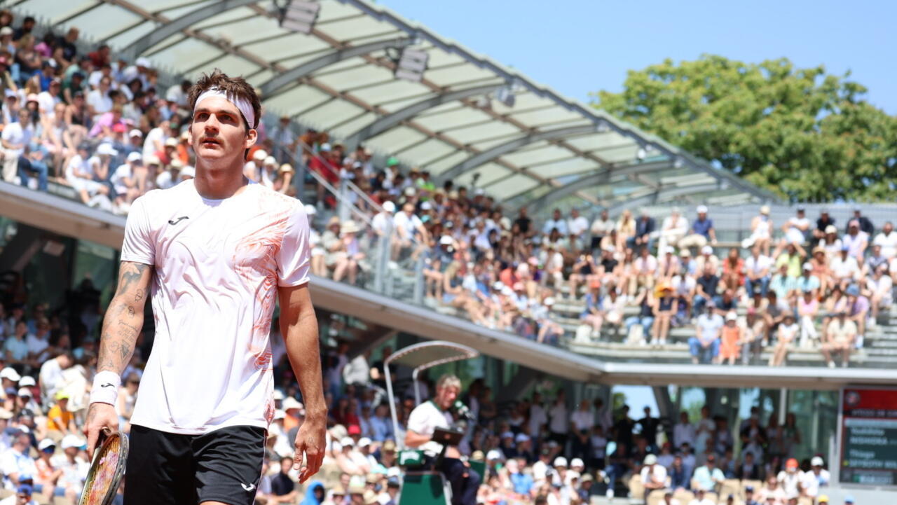 Thiago Wild perde de japonês por 3 sets a 2 e diz adeus a Roland-Garros