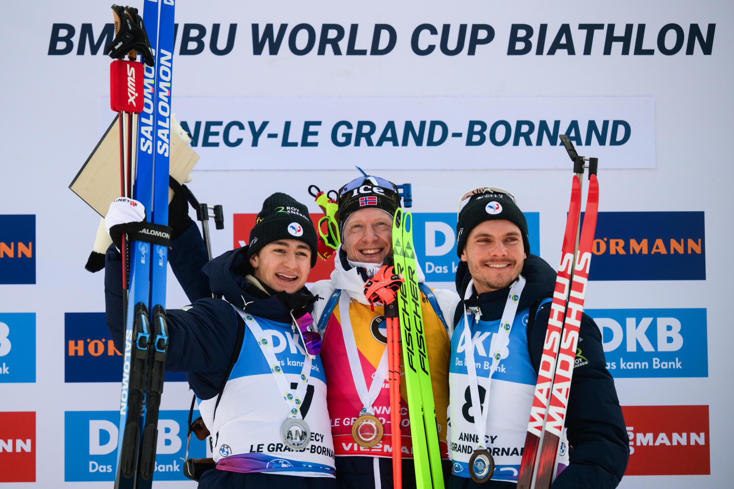 Biathlon: Perrot, Jacquelin, Simon, triple podium en poursuite au Grand ...