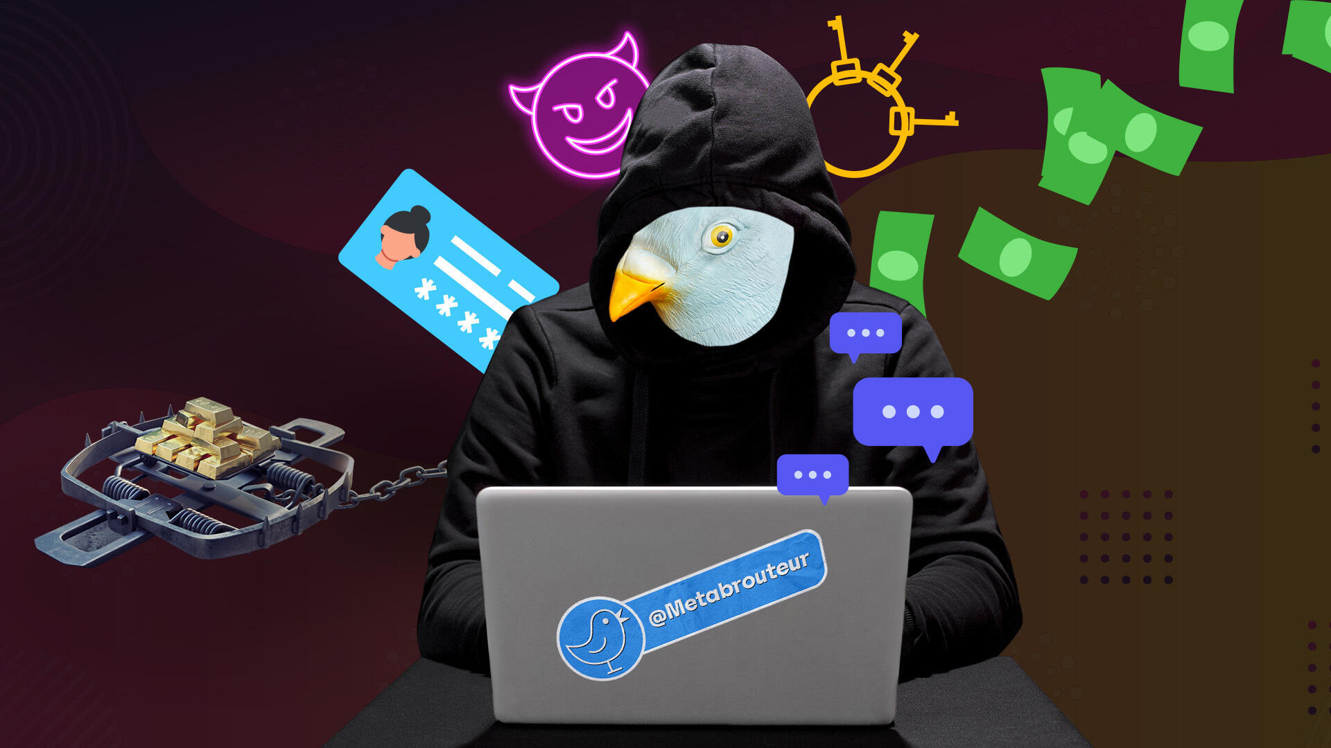 Méta-Brouteur, un brin d’humour face aux arnaqueurs du web