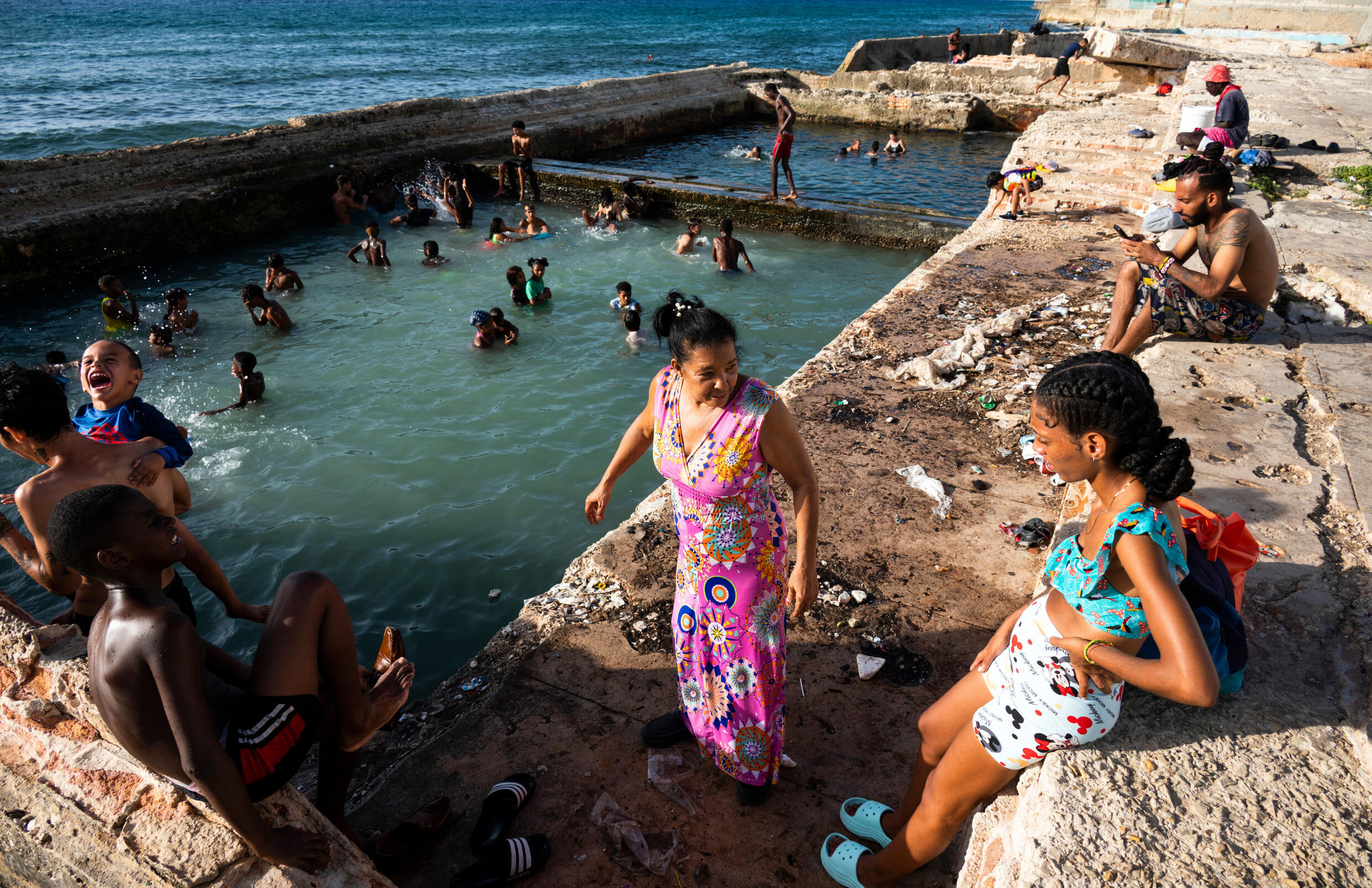 A second life for Cuba's seaside swimming pools
