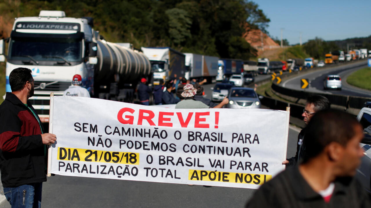 Brasil: Larga ruta tras huelga de camioneros