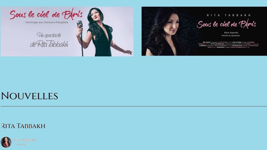 Tình khúc Pháp qua giọng ca Rita Tabbakh - Tạp chí văn hóa