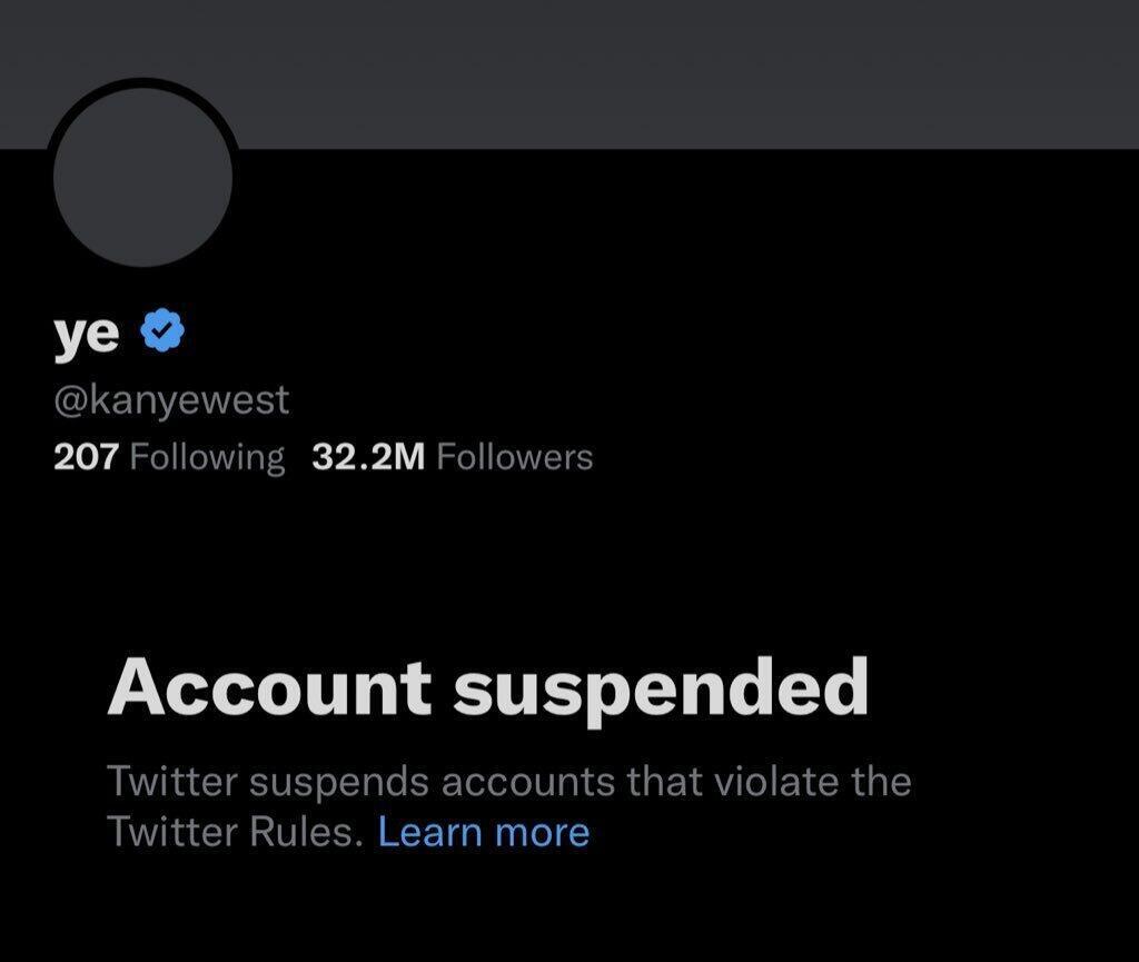 Twitter suspend le compte de Kanye West pour «incitation à la violence»