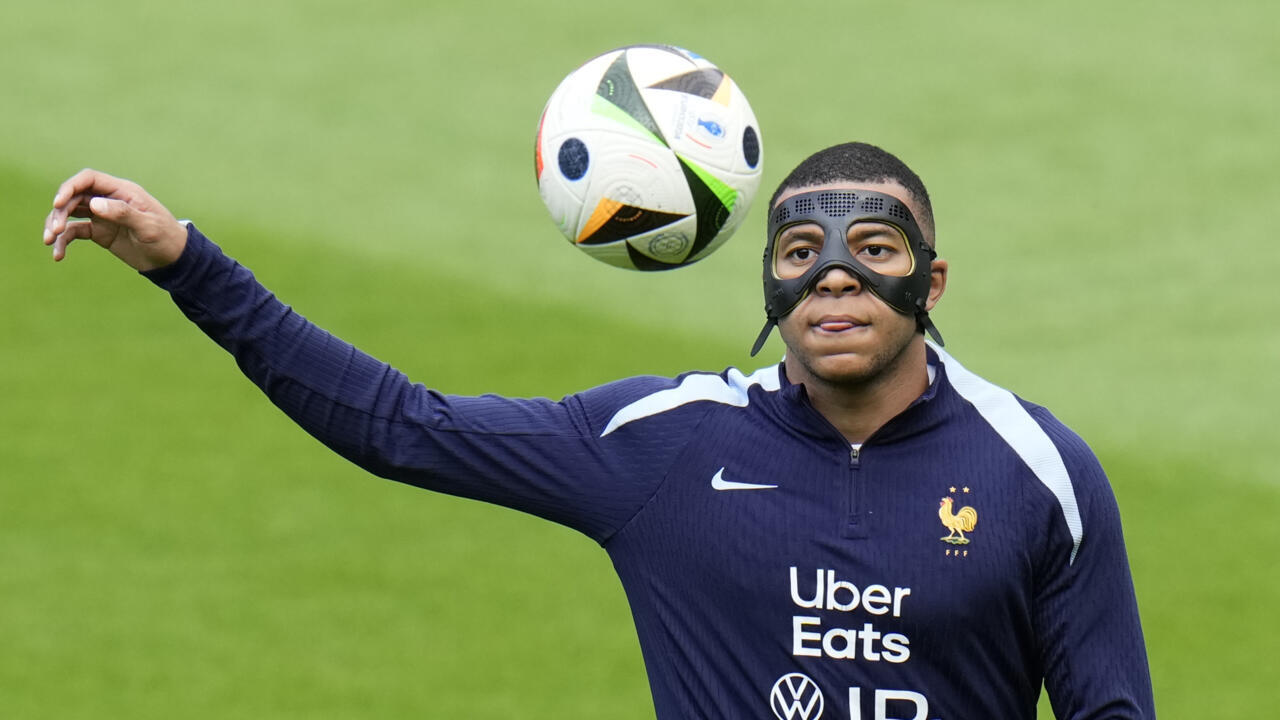 Masked Mbappé expected to return for France against Poland at Euro 2024