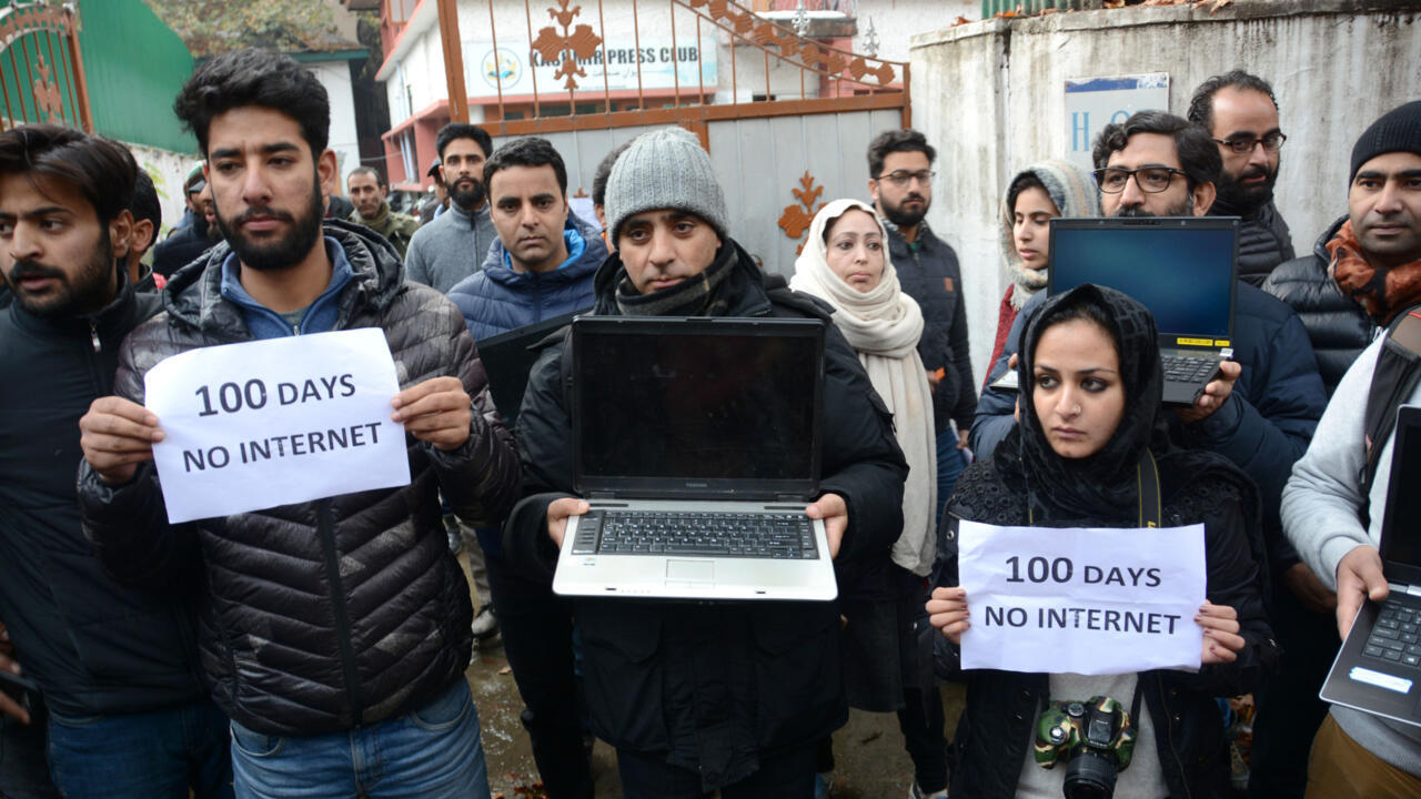 Kashmir at epicentre of India's spate of internet shutdowns