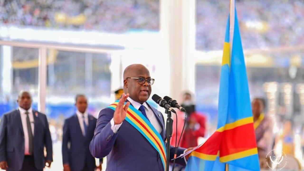 DRC President Tshisekedi sworn-in for second term after disputed December elections