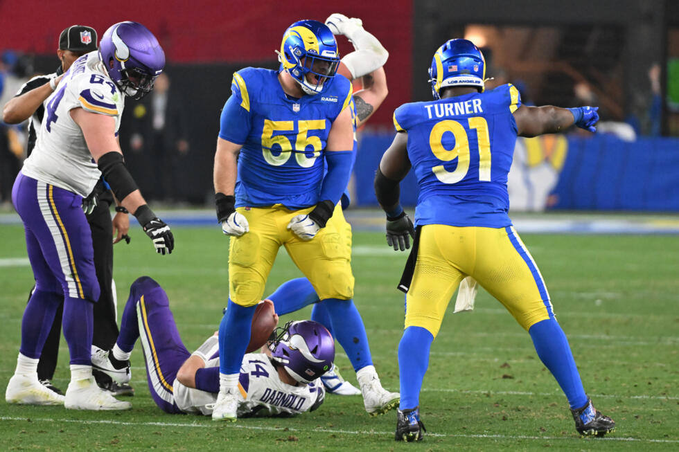 Rams dominate Vikings in NFL playoff game moved because of LA fires