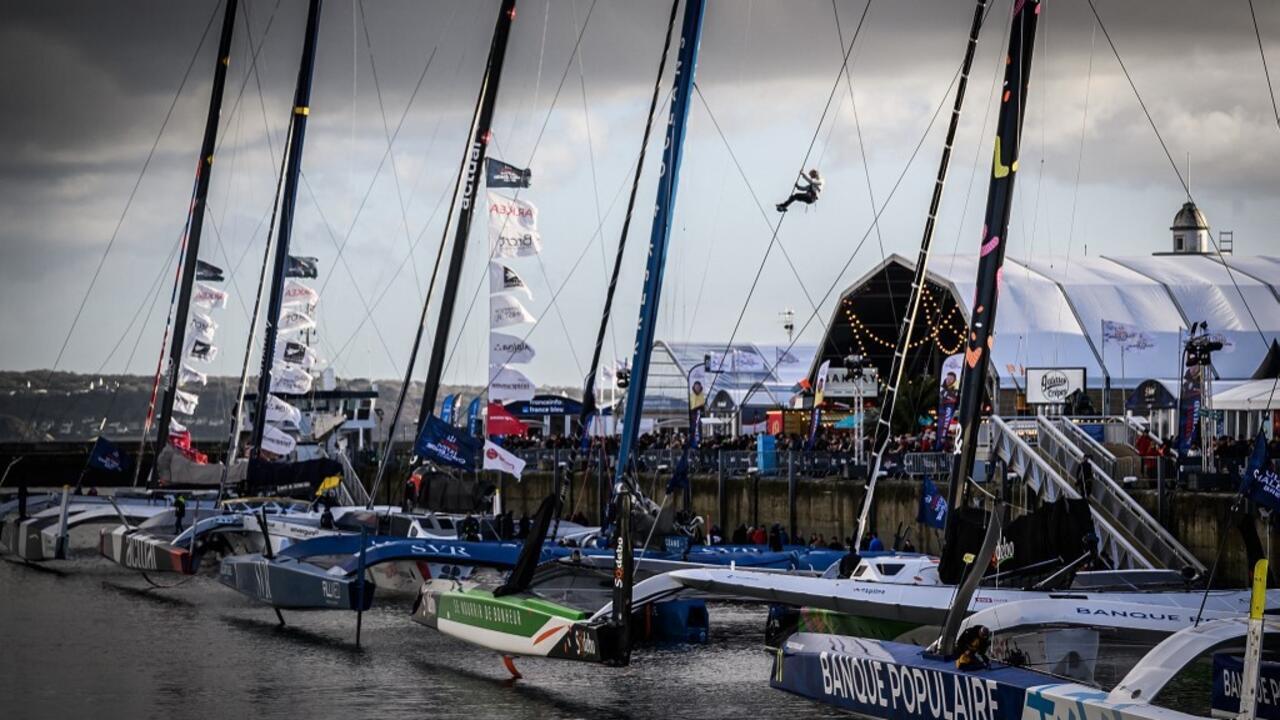Six French sailors undertake world's first solo Ultim trimaran race