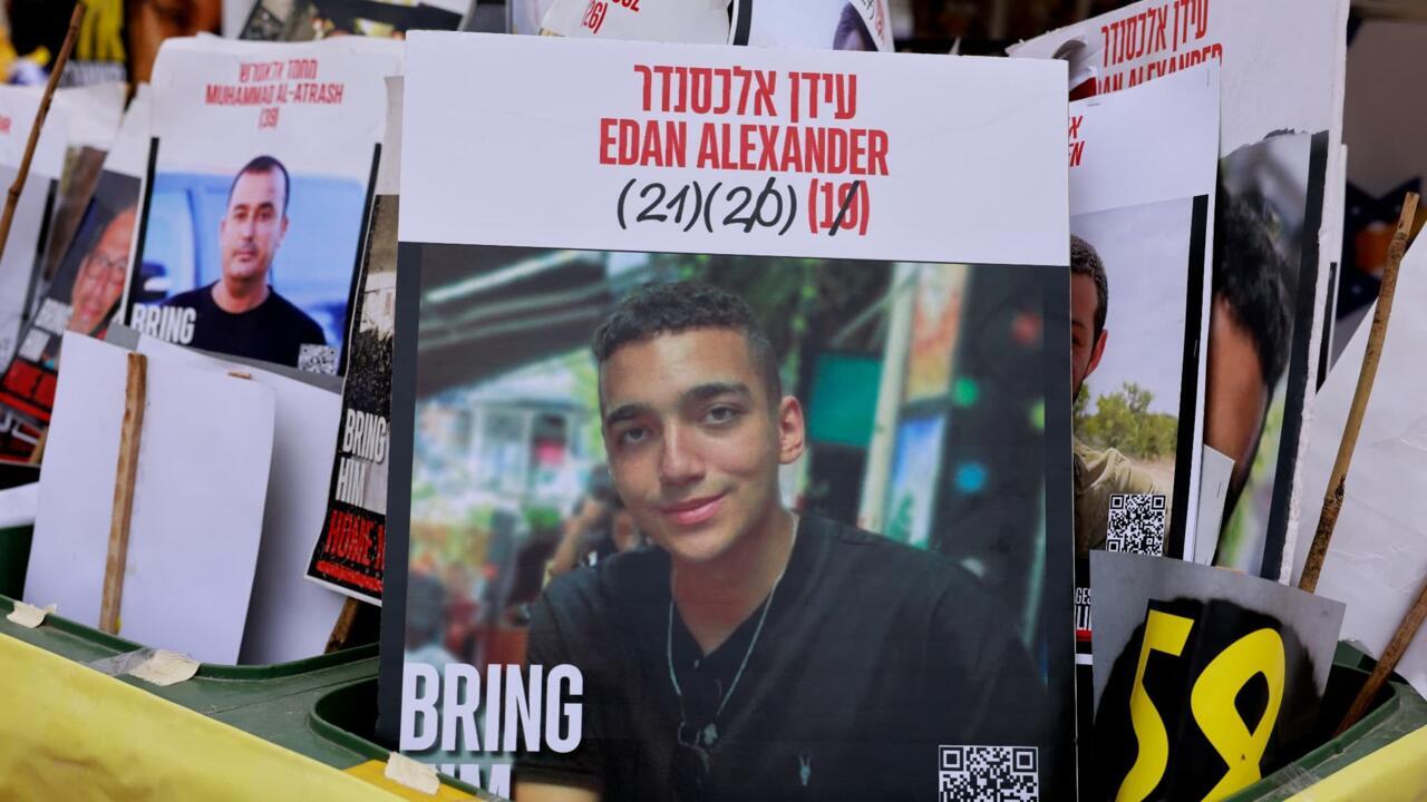 被释放的美籍人质埃丹(Edan Alexander) 返回以色列