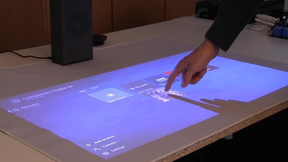 Cutting edge French startup unveils smart projector for tactile ...