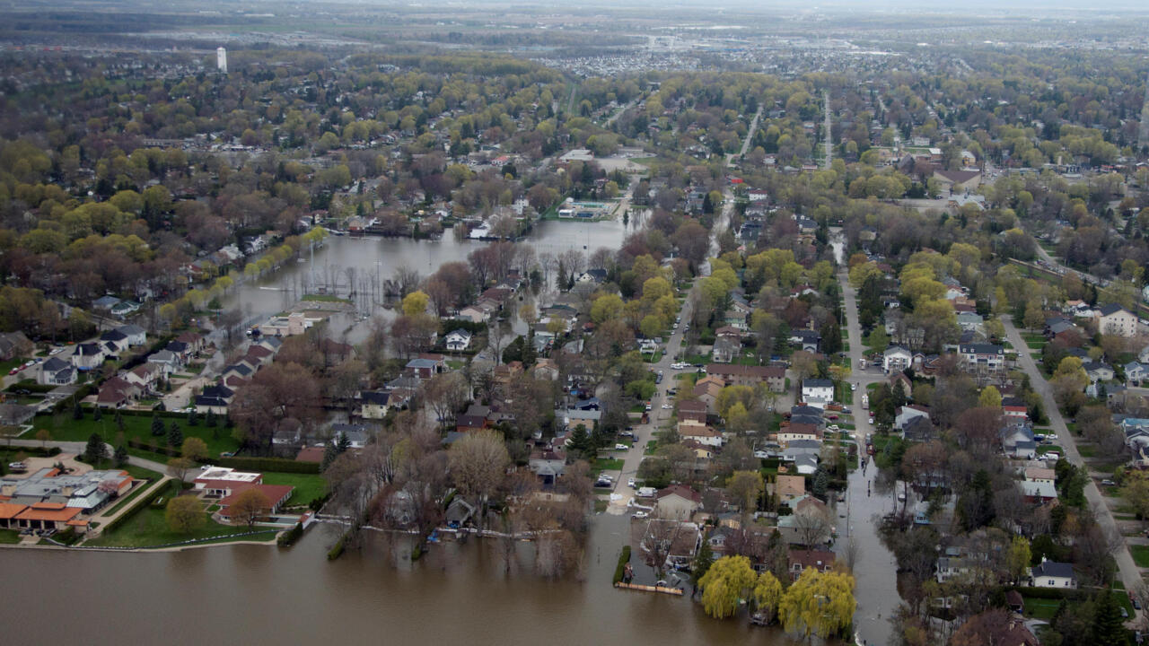 Inondations au Canada: le Québec les pieds dans l'eau