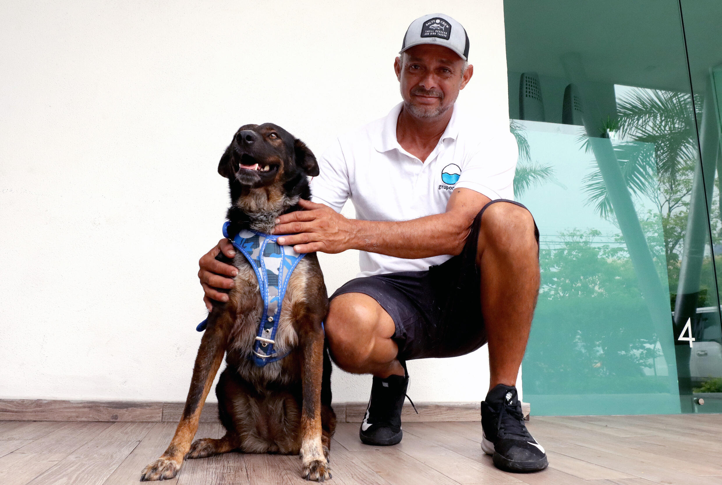 Australian castaway's dog gets new life with 'second dad' in Mexico