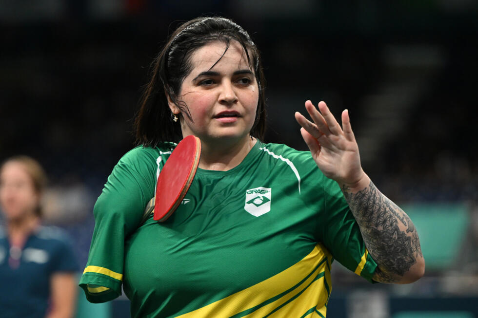 Brazilian amputee table tennis star savours Olympic dreamland