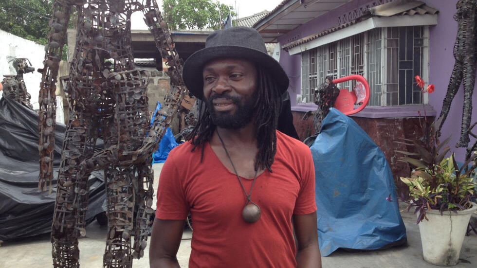 Freddy Tsimba, sculpteur congolais à la biennale de Kinshasa - Invité ...