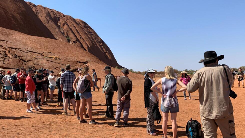 Visitors rush to be the last to climb Australia's magestic Uluru