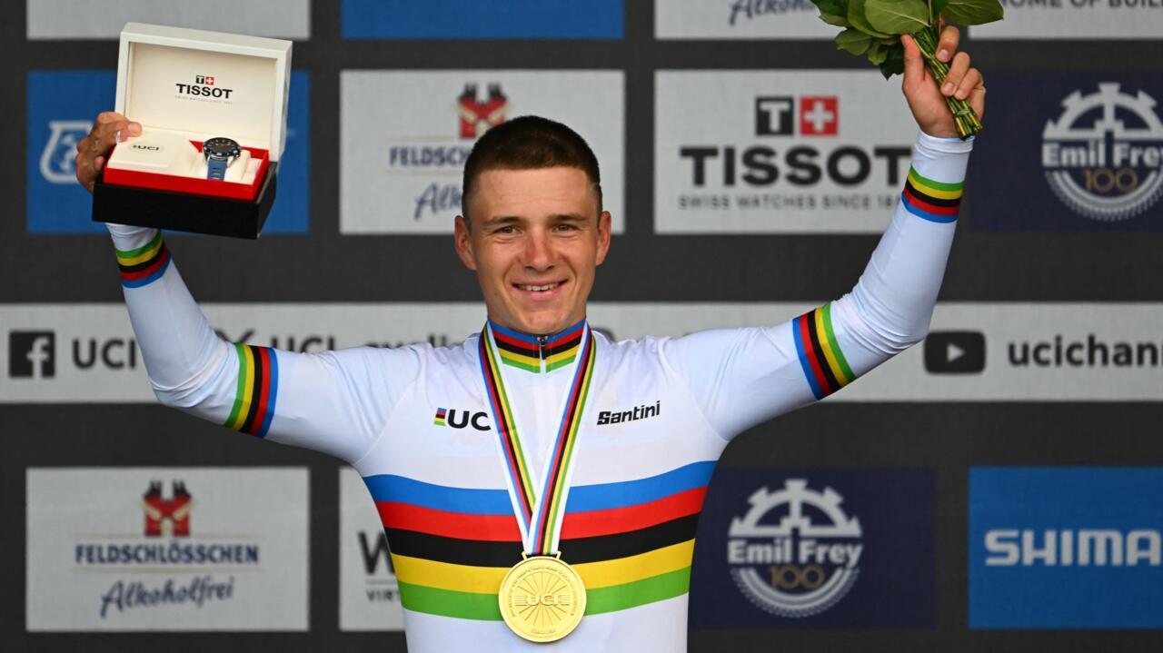 Mondiaux de cyclisme: le Belge Remco Evenepoel conserve son titre sur le contre-la-montre