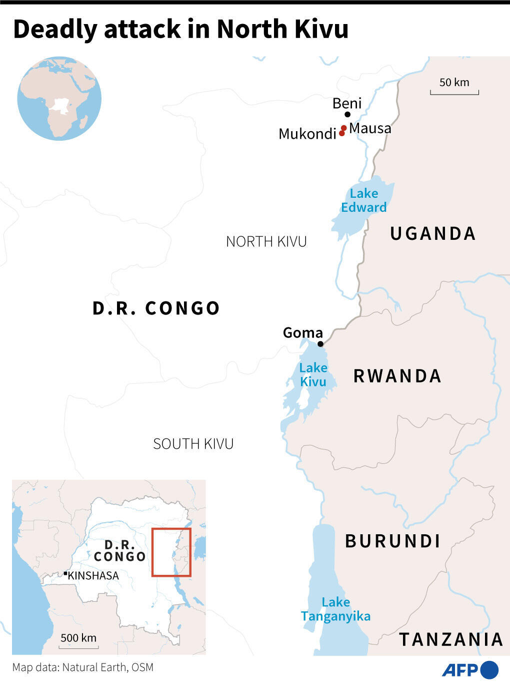 Desolation in east DR Congo village after ADF attack