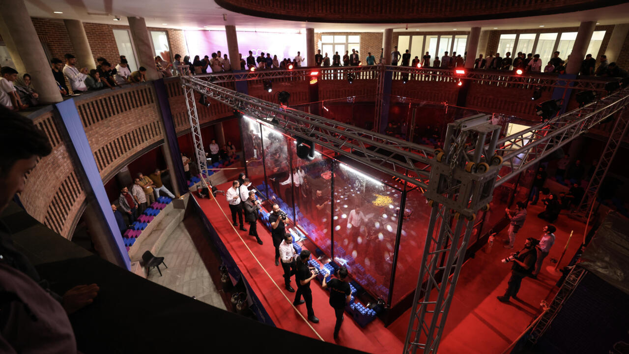 Iranian tech prodigies battle it out with robots