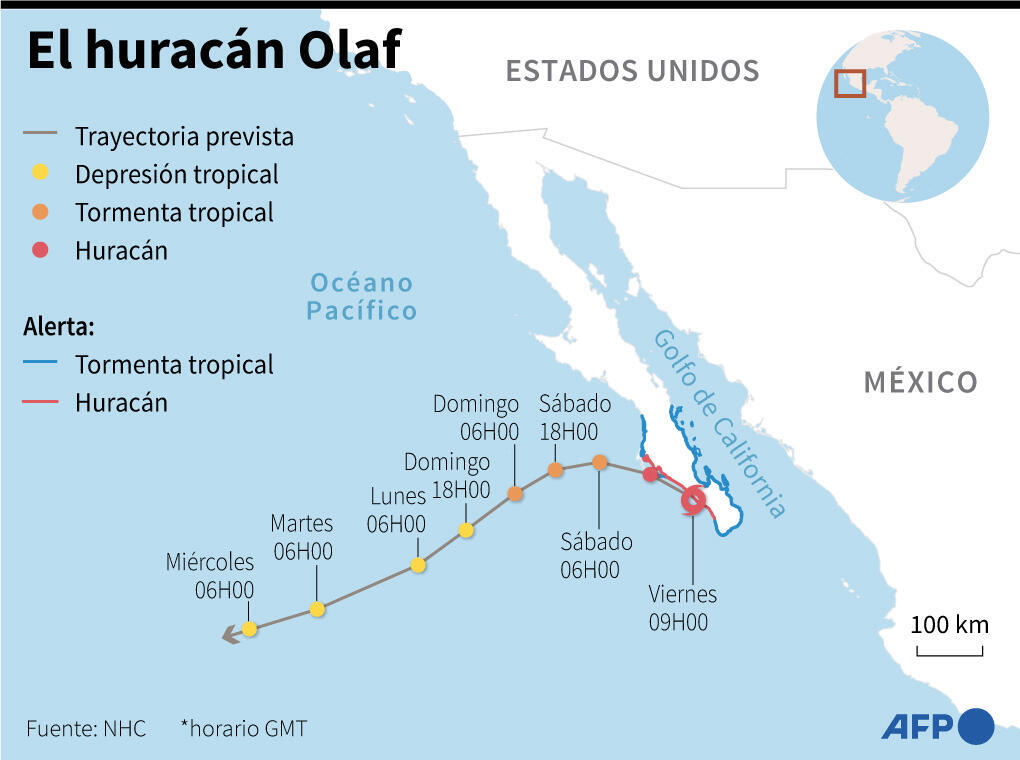 Olaf se degrada a tormenta tropical en el Pacífico mexicano - RFI