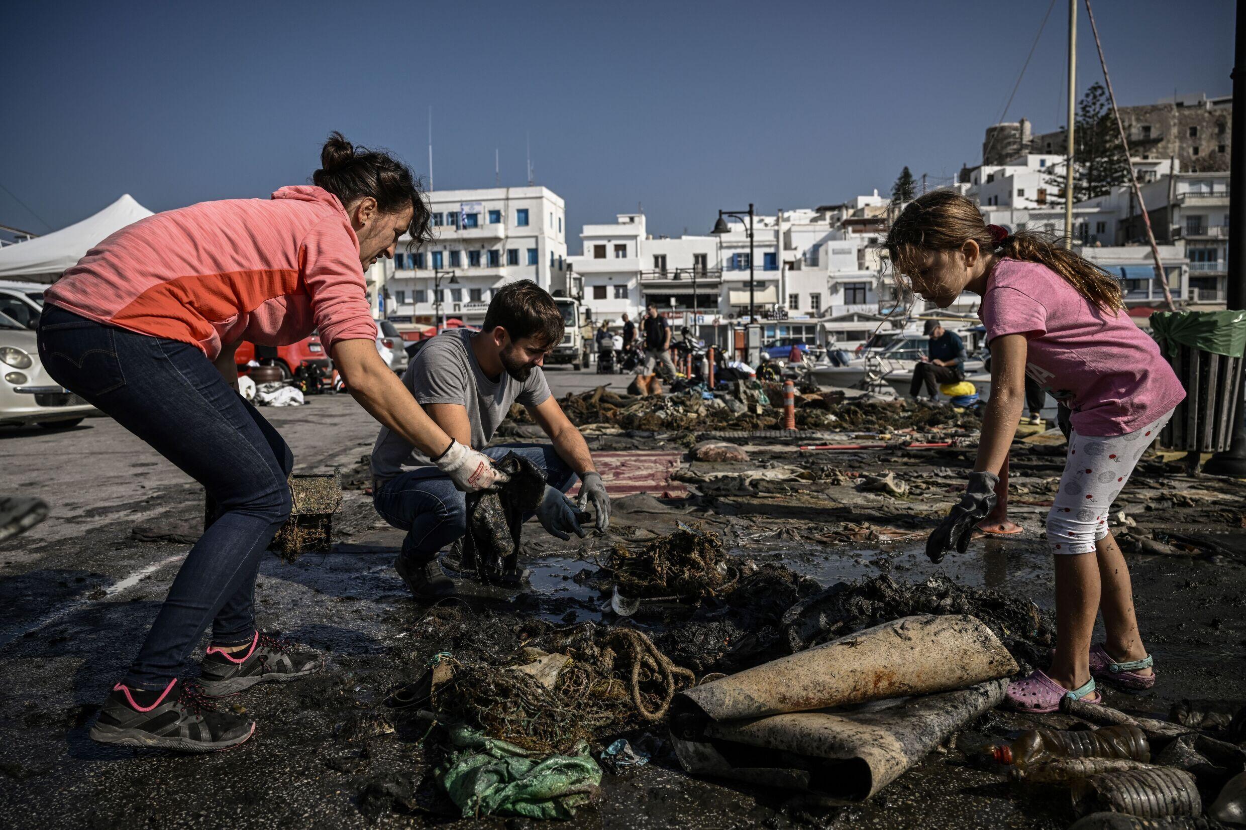 'A shock': divers fish for waste to preserve Greece's Aegean shores