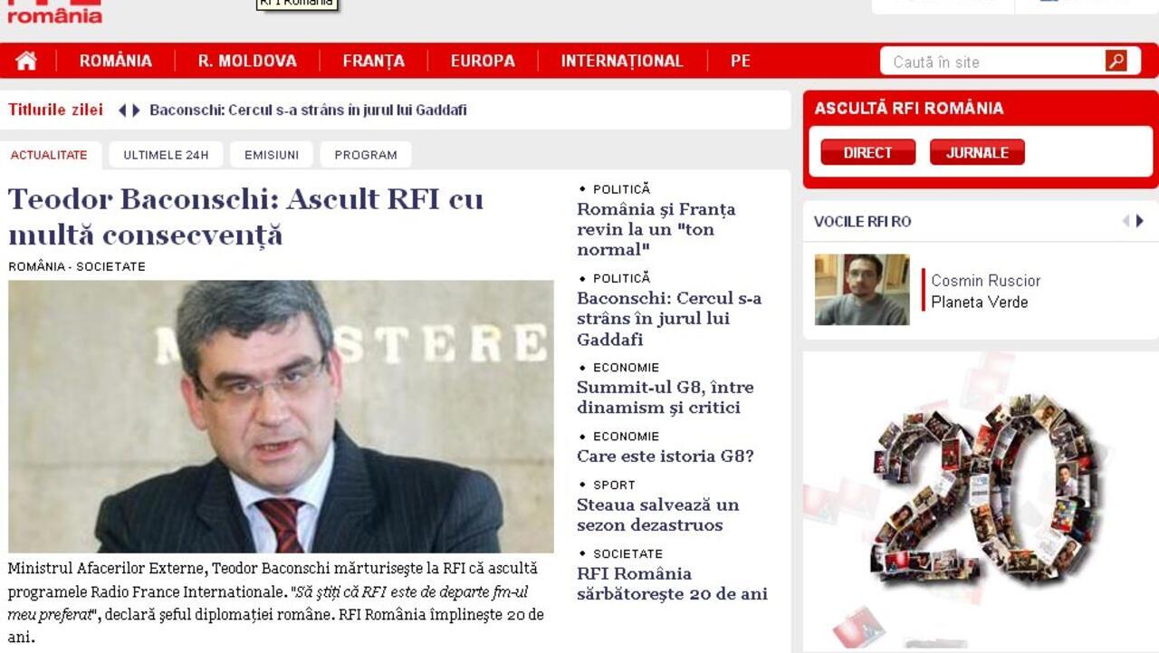 RFI Romania fête ses 20 ans et développe sa présence sur les nouveaux ...