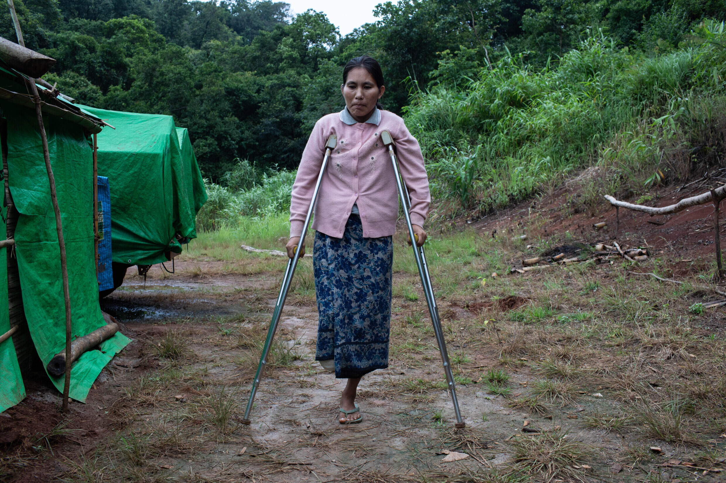 Myanmar's landmine clearers working with pliers and bare hands
