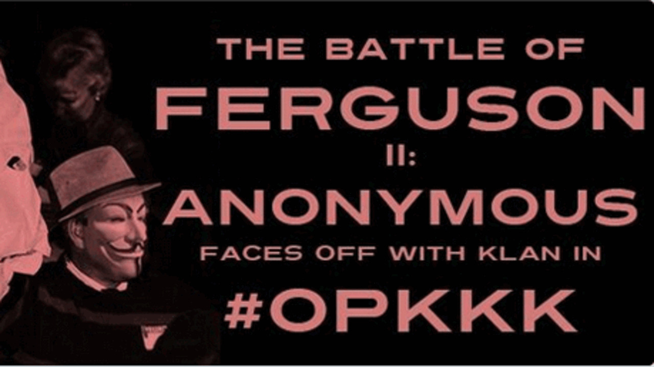 #OpKKK: les Anonymous en guerre contre le Ku Klux Klan