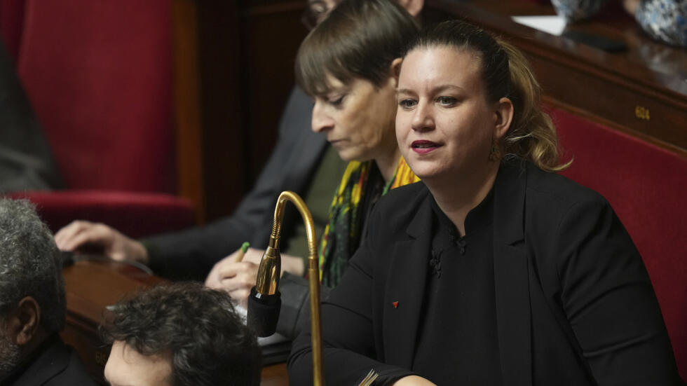 Mathilde Panot, présidente du groupe LFI-NFP à l’Assemblée nationale ...