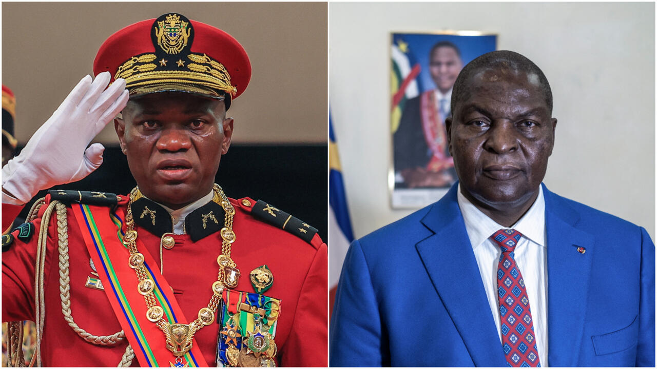 Le président de transition du Gabon Brice Oligui Nguema s’est rendu en ...