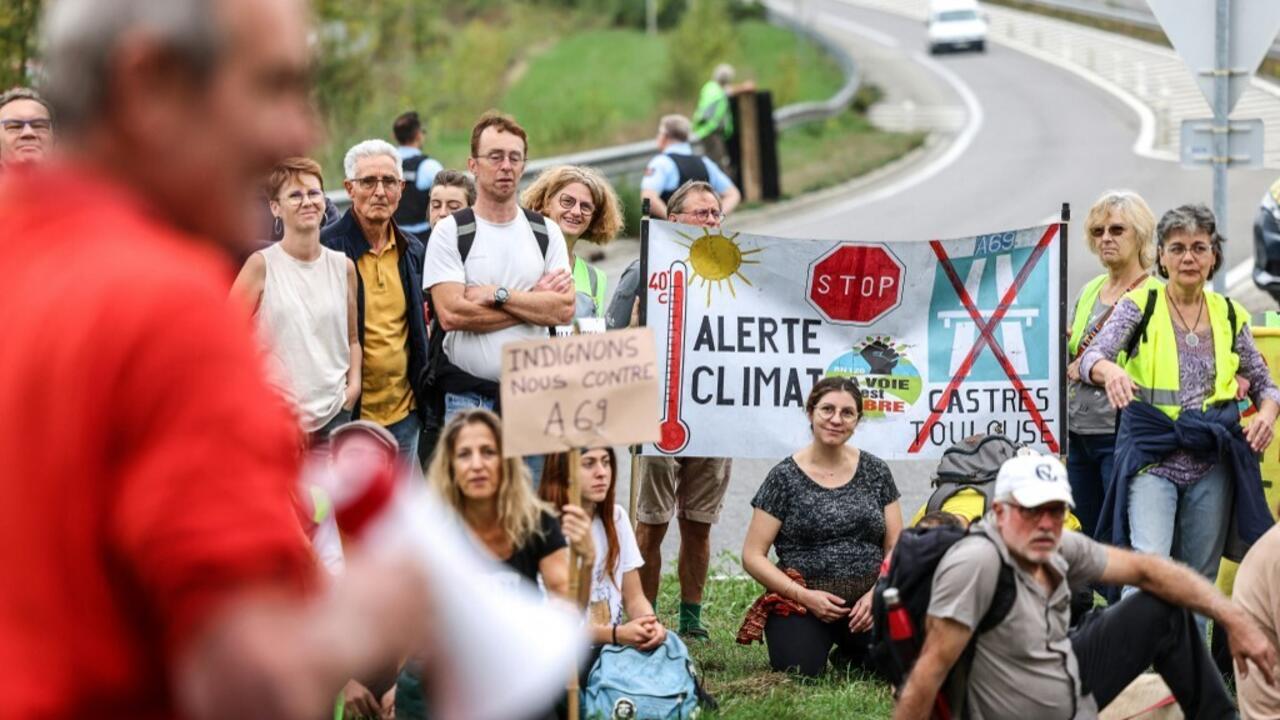 Perchés dans un platane pour s'opposer à la construction de l'A69 ...