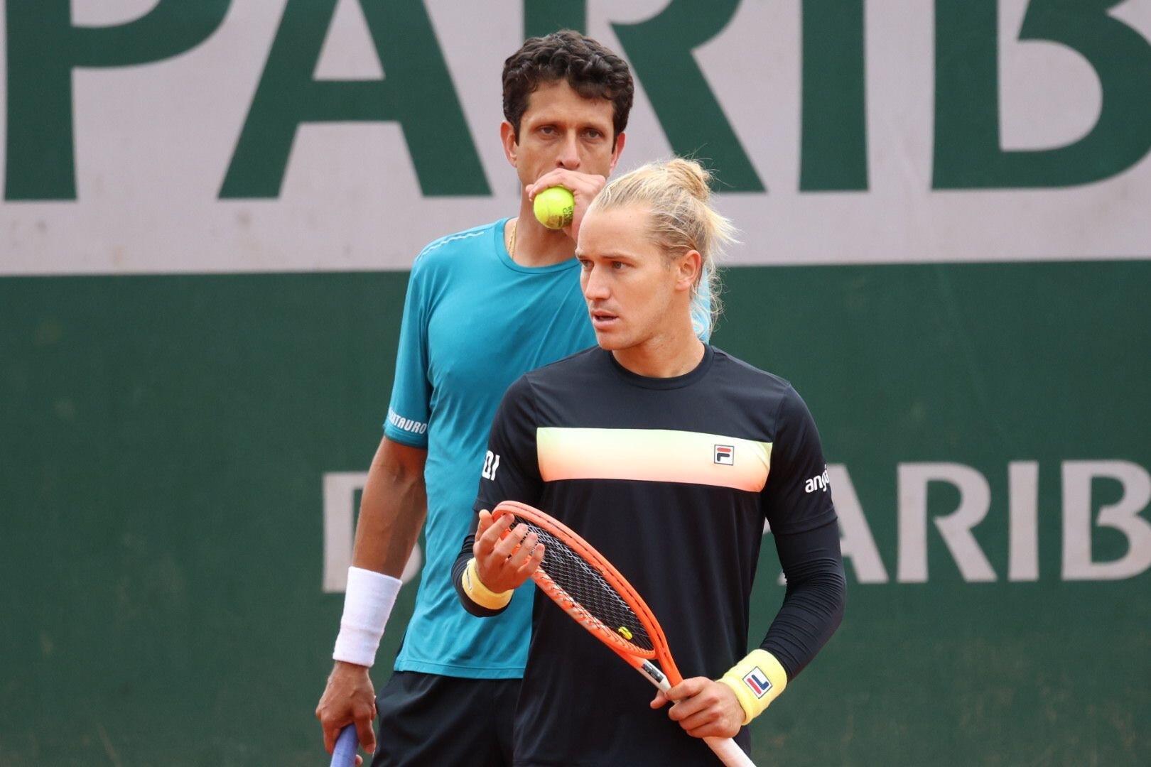Rafael Matos e Marcelo Melo avançam nas duplas em Roland-Garros