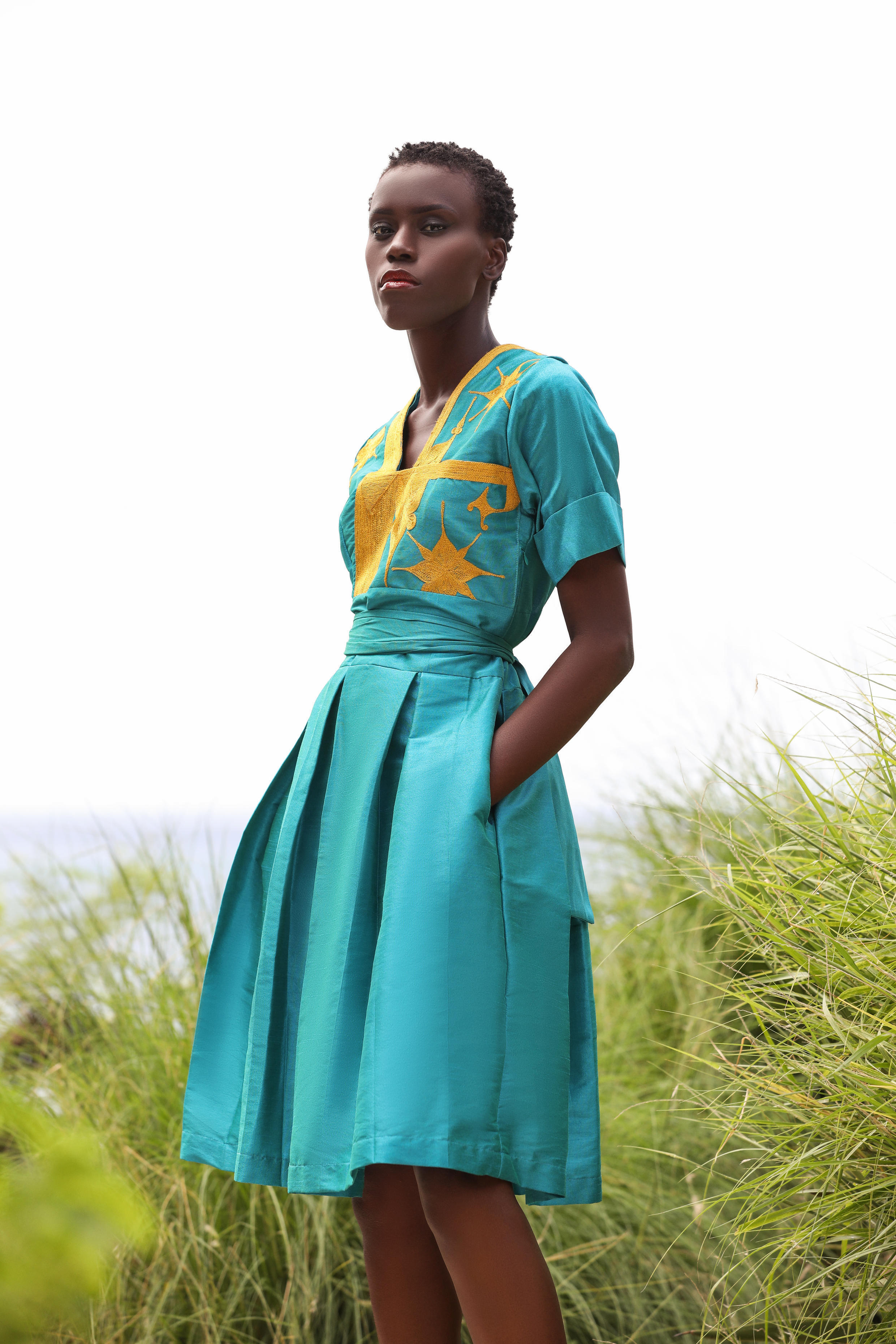 Adama N’Diaye, styliste de la marque Adama Paris et l’ambassadrice de l ...