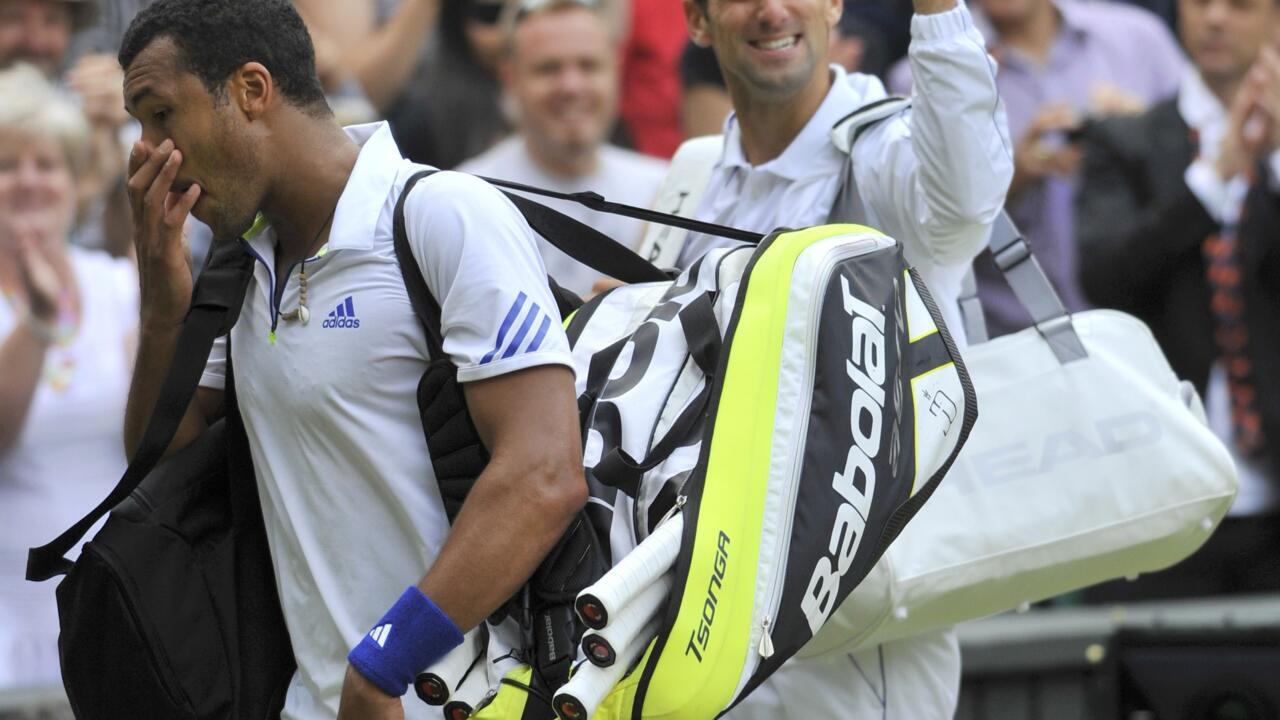 Tennis : Tsonga stoppé par Djokovic à Wimbledon