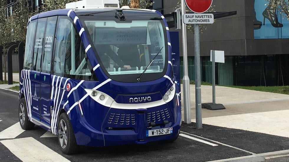 Un véhicule autonome testé à l'aéroport de Roissy, une première