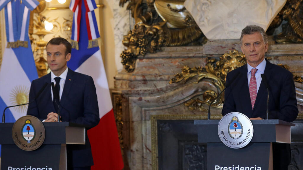 G20: Mauricio Macri et Emmanuel Macron affichent leurs convergences