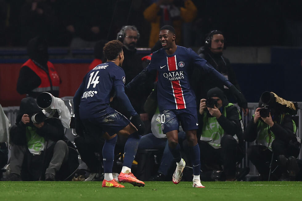 Kvaratskhelia off mark, Dembele scores twice as PSG beat Monaco