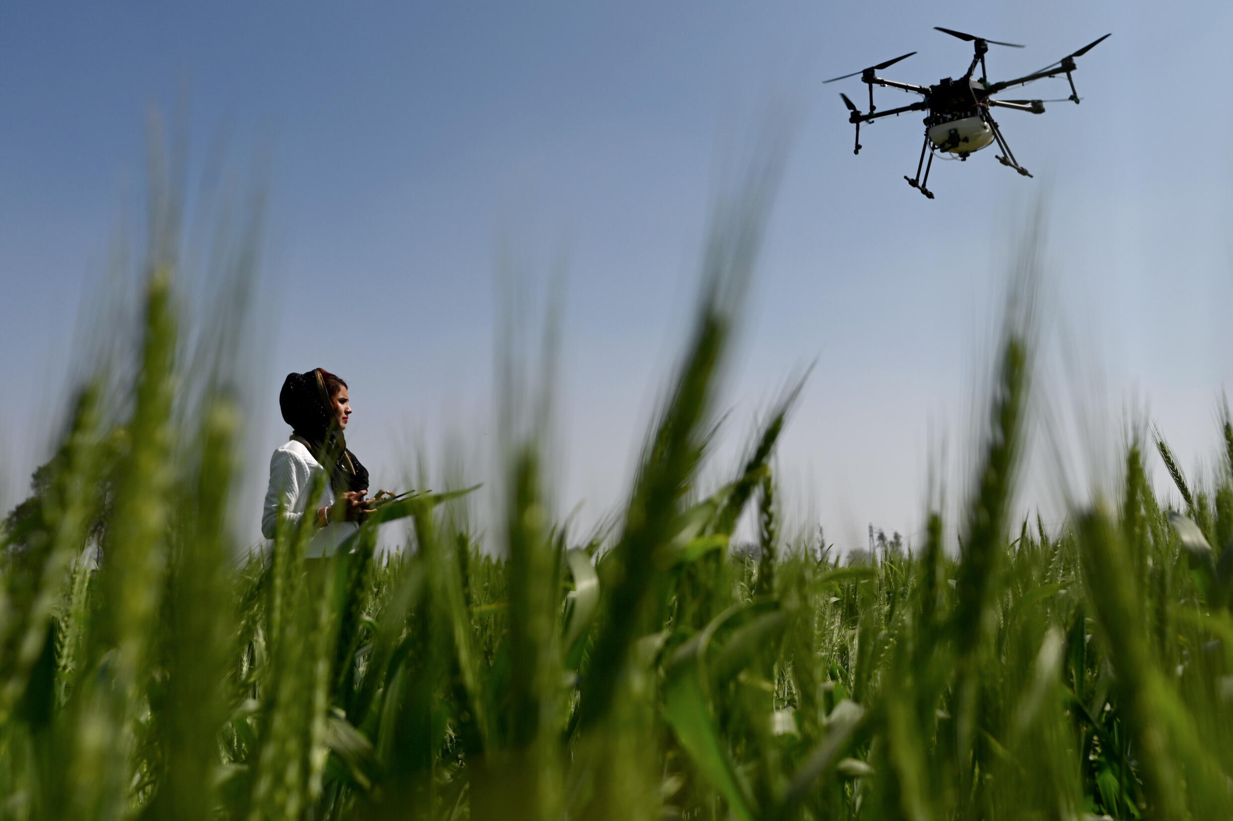 Las "hermanas dron" impulsan el cambio social en la India rural