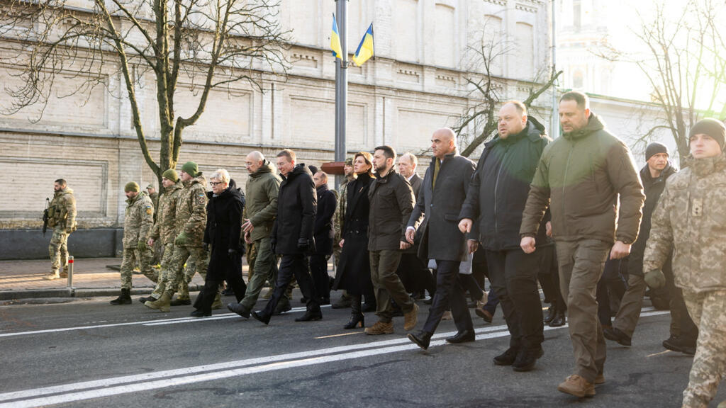 Ucrânia alvo de um attaque de drones russos na região de Kiev