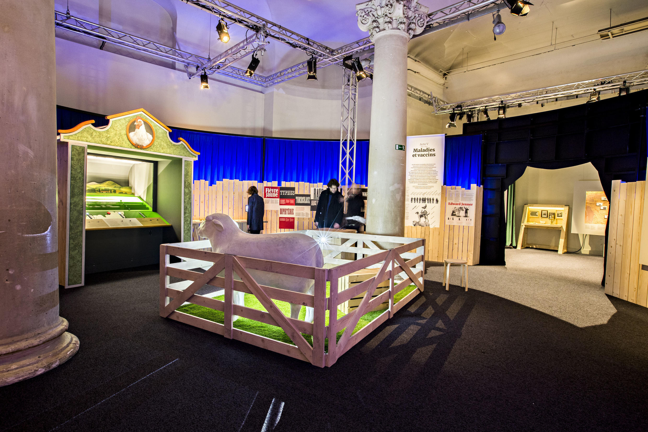 Pasteur experimentador, en el Palais de la Découverte - Salud y bienestar