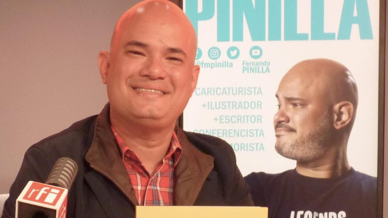 El caricaturista venezolano Fernando Pinilla, sin piedad, pero con ...