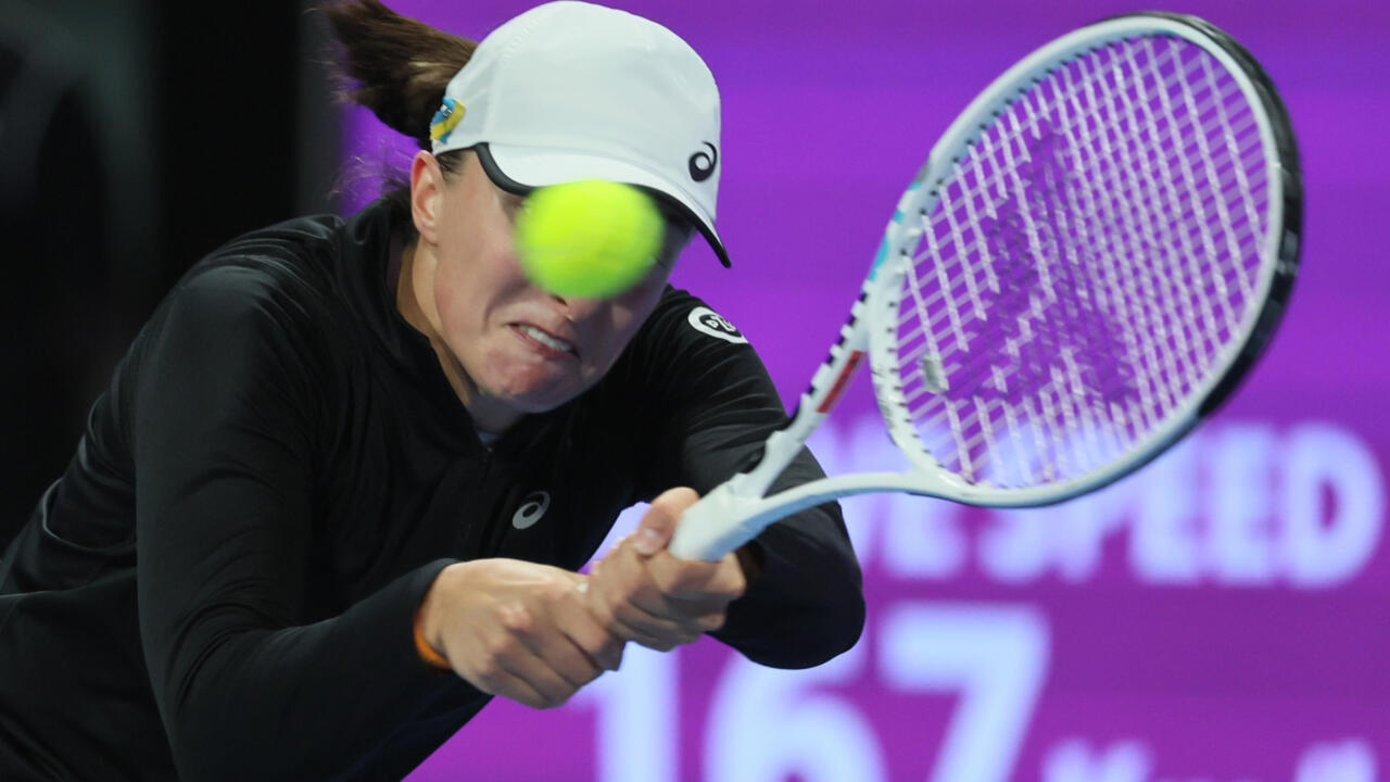 Swiatek routs Collins in 53 minutes at Doha Open