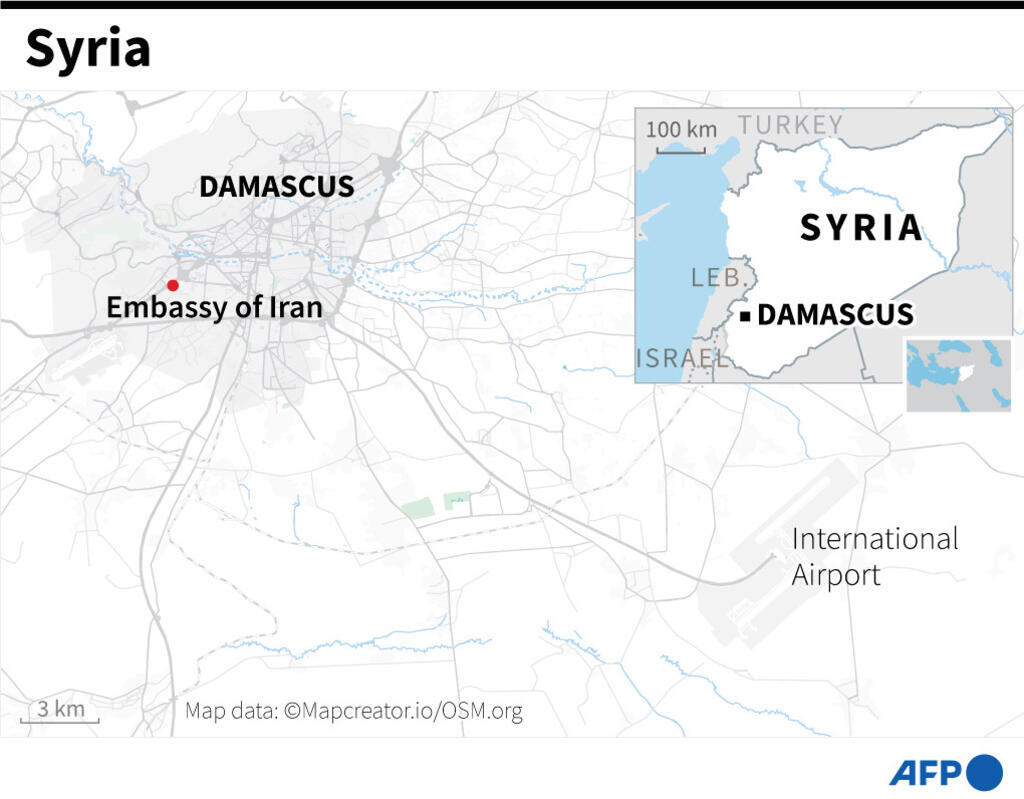 Iran says 7 Guards killed in Israel strike on Syria consulate