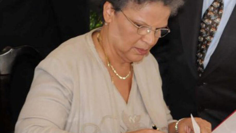 1. Portrait de Michèle Pierre Louis, ancien Premier ministre d'Haïti ...